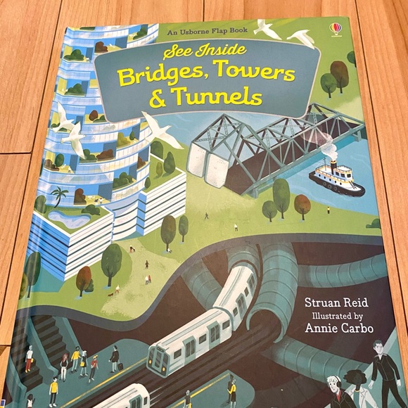 Other | Usborne See Inside Bridges Towers Tunnels Book | Poshmark